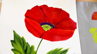 Easy Flower Paintings - Pamela Groppe Art - Acrylic Painting for Beginners