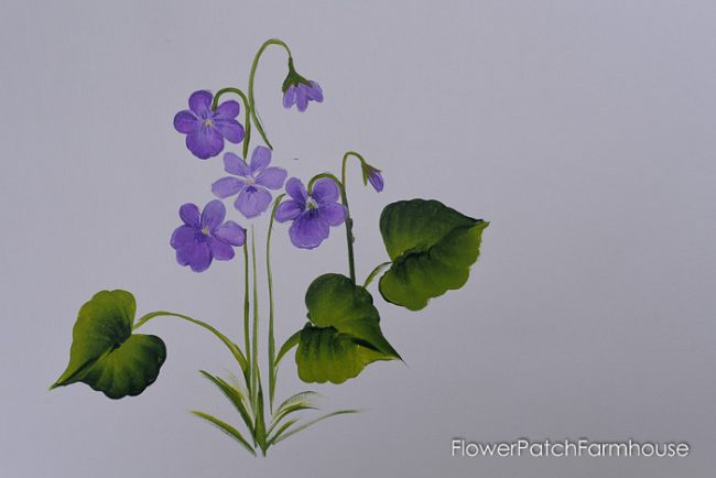 Learn how to Paint Violets 3 Ways - Pamela Groppe Art - Acrylic ...