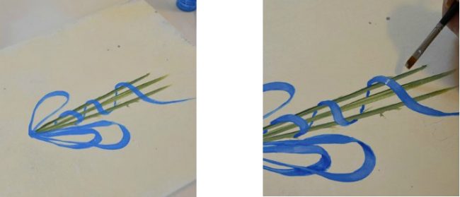 Paint Ribbons in Acrylics Easy & Fun - Pamela Groppe Art - Acrylic ...