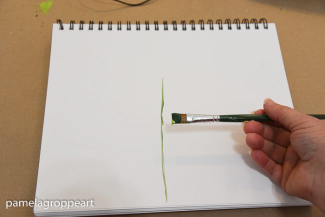 Easy Paint a Fir Tree in Acrylics - Pamela Groppe Art - Acrylic ...