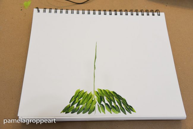 Easy Paint a Fir Tree in Acrylics - Pamela Groppe Art - Acrylic ...