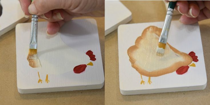 easy Paint Chickens in acrylics - Pamela Groppe Art - Acrylic Painting ...