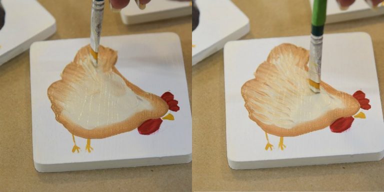 easy Paint Chickens in acrylics - Pamela Groppe Art - Acrylic Painting ...