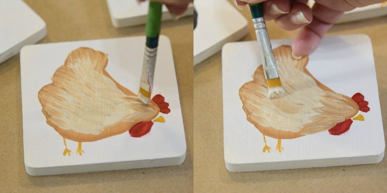 easy Paint Chickens in acrylics - Pamela Groppe Art - Acrylic Painting ...
