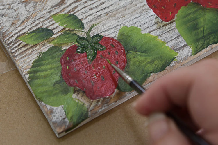 How to Paint Strawberries - Pamela Groppe Art - Acrylic Painting for ...