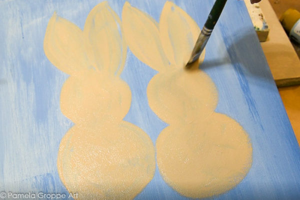 Paint Bunnies in Acrylics - Pamela Groppe Art - Acrylic Painting for ...