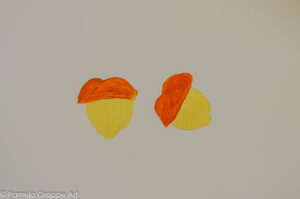 How to Paint Acorns - Pamela Groppe Art - Acrylic Painting for Beginners