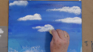 How to Paint Clouds, Easy! - Pamela Groppe Art - Acrylic Painting for ...